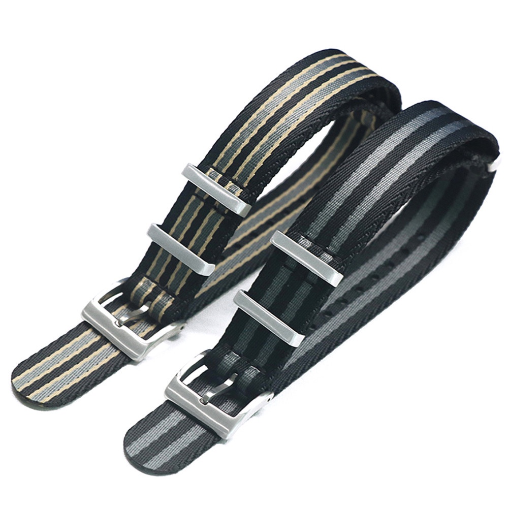 18mm 20mm 22mm Nylon Canvas Watchband NATO ZULU Sport Watch Strap Wrist ...