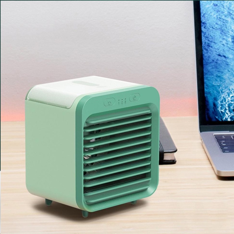 New Mini Portable Air Cooler Fans Air Conditioner Light Desktop Air ...