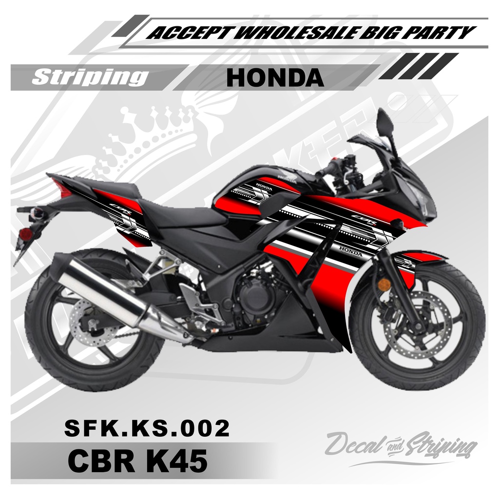 สติกเกอร์ลอกลาย สําหรับ Honda CBR K45 Sfk.ks.002 - kingstickerku.th - ThaiPick