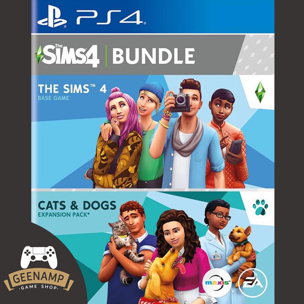 PS4 มือ1 THE SIMS 4 CATS DOGS BUNDLE (R1US) (ENSP) SIM IV CAT DOG ...