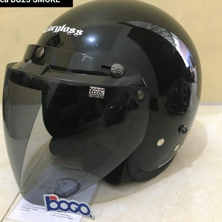 กระจกหมวกกันน็อค คุณภาพดีที่สุด VISOR FLAT BIKKO BOGO ORIGINAL ...
