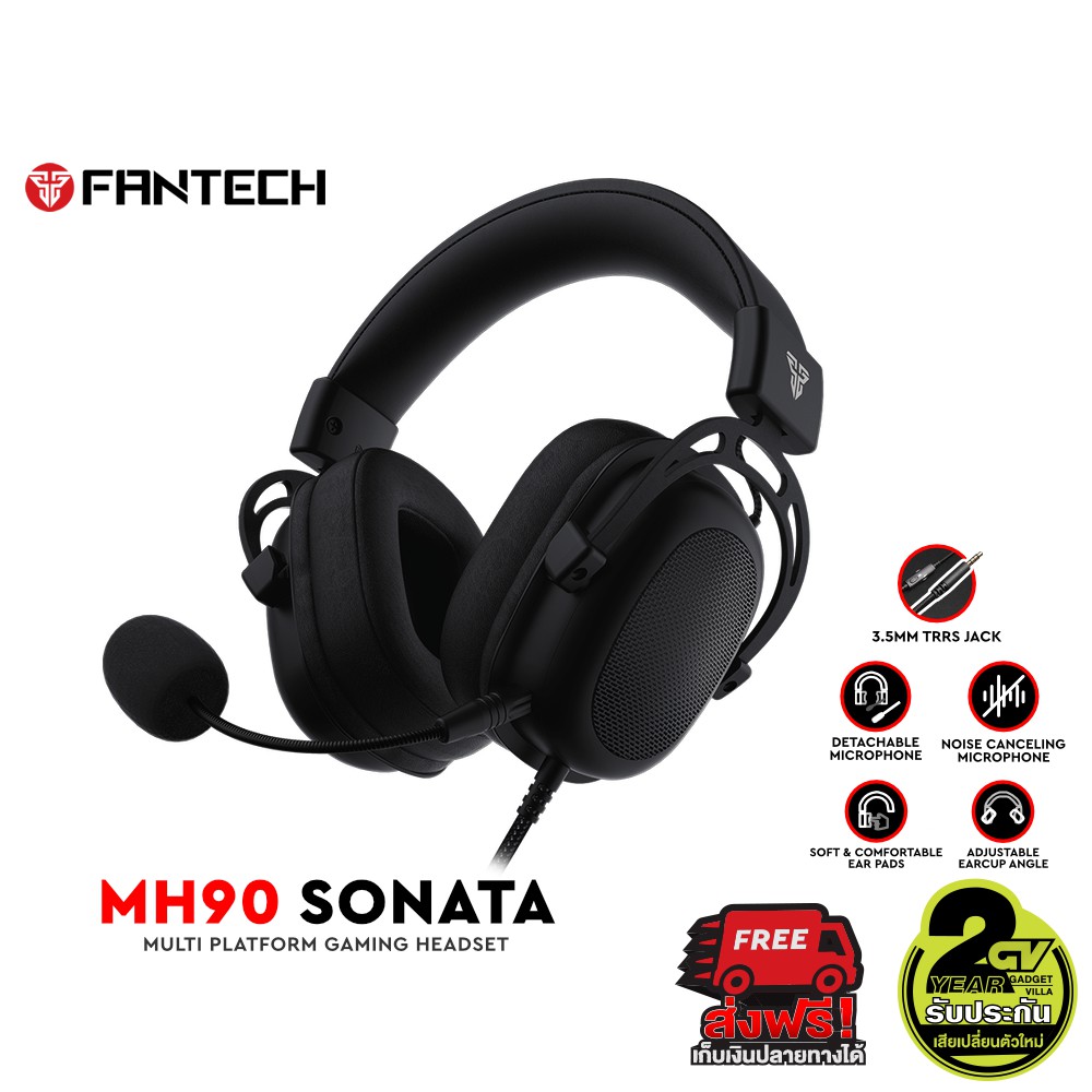 Fantech SONATA MH90 Gaming Headset multi platform หูฟังเกมมิ่ง แฟนเทค ...