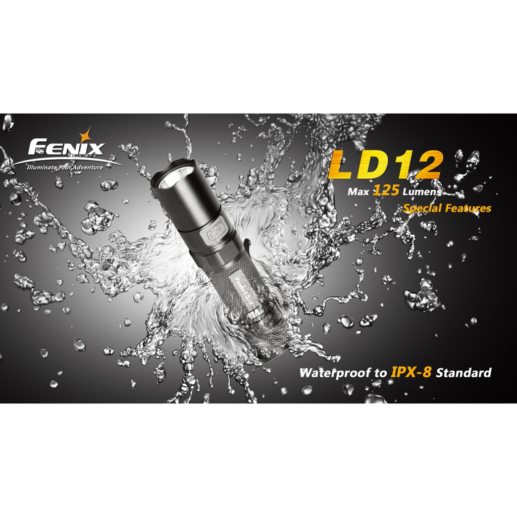 ไฟฉาย Fenix รุ่น LD12 ความสว่าง 320 ลูเมน - tankstoreshop - ThaiPick