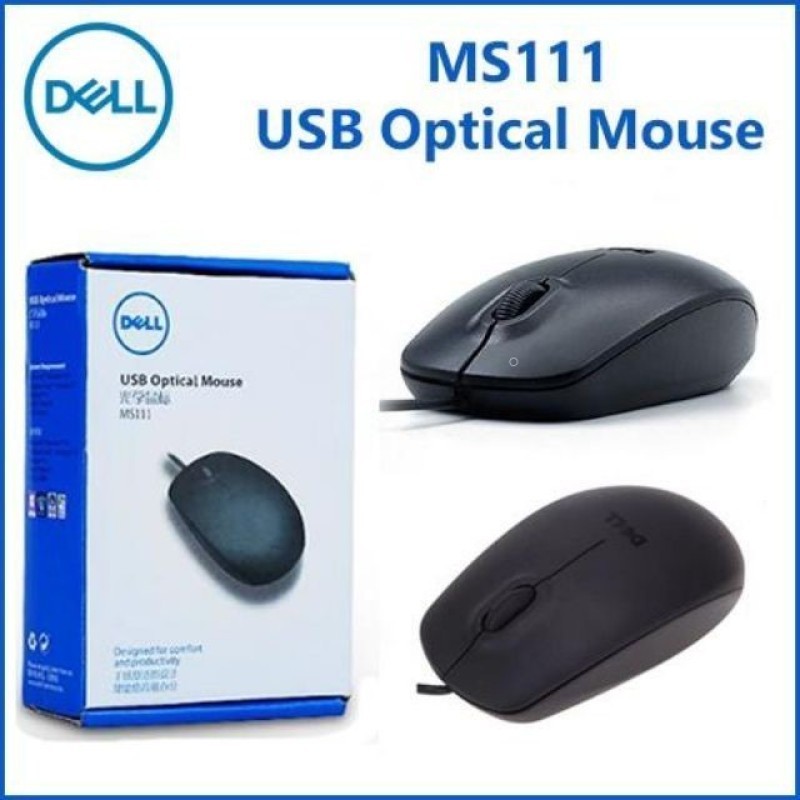 Dell MS111 USB Mouse Computer Peripherals Office Mouse Optical Mice for ...