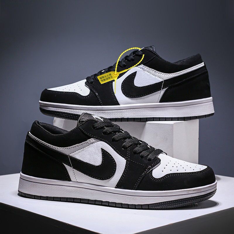 CR-71 Sock Air Jordan 1 top Low Sneakers Men Women kasut kulit aj ...