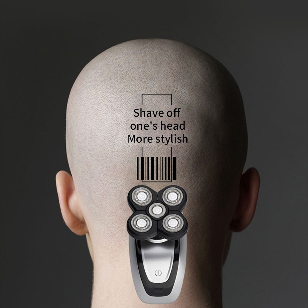 Beard Nose Hair Trimmer Clipper Waterproof Man Rechargeable Cordless ...