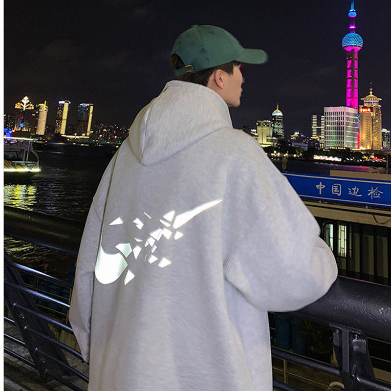 ฮ่องกงลมเสื้อกันหนาวผู้ชายแนวโน้มสะท้อนแสงฤดูใบไม้ร่วงและฤดูหนาวบวก ...