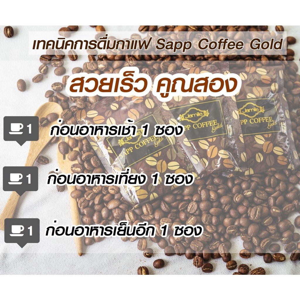 Sapp Coffee Gold กาแฟอราบิก้า รสชาติกลมกล่อม หอม อร่อย เมื่อทานเป็น ...