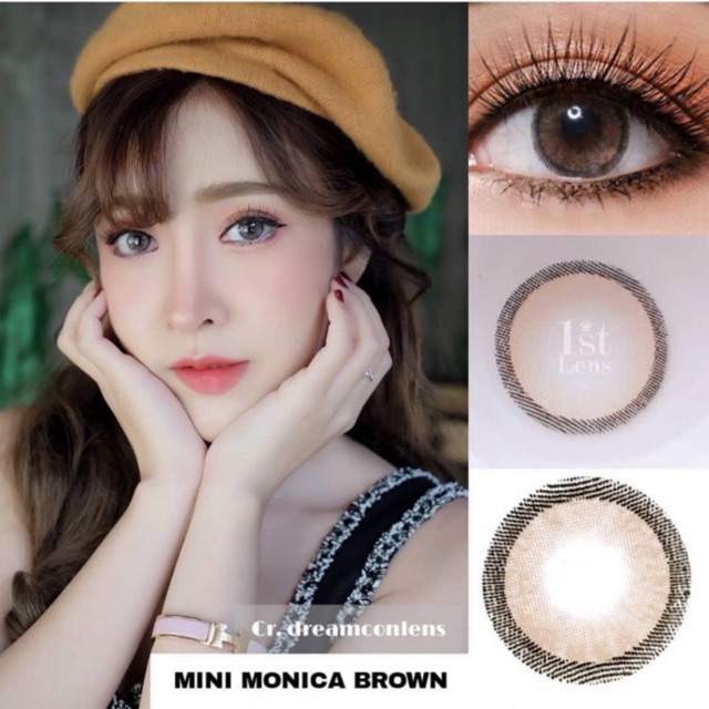 คอนแทคเลนส์ Drew Color1 Mini Monica ค่าสายตา 0.00-10.0 - bigeye89 ...