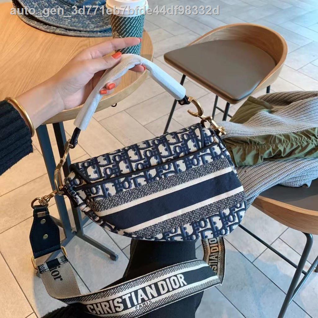 Dior Saddle Bag Catwalk Mini Vintage Old Flower D-shaped Flap Handbag ...