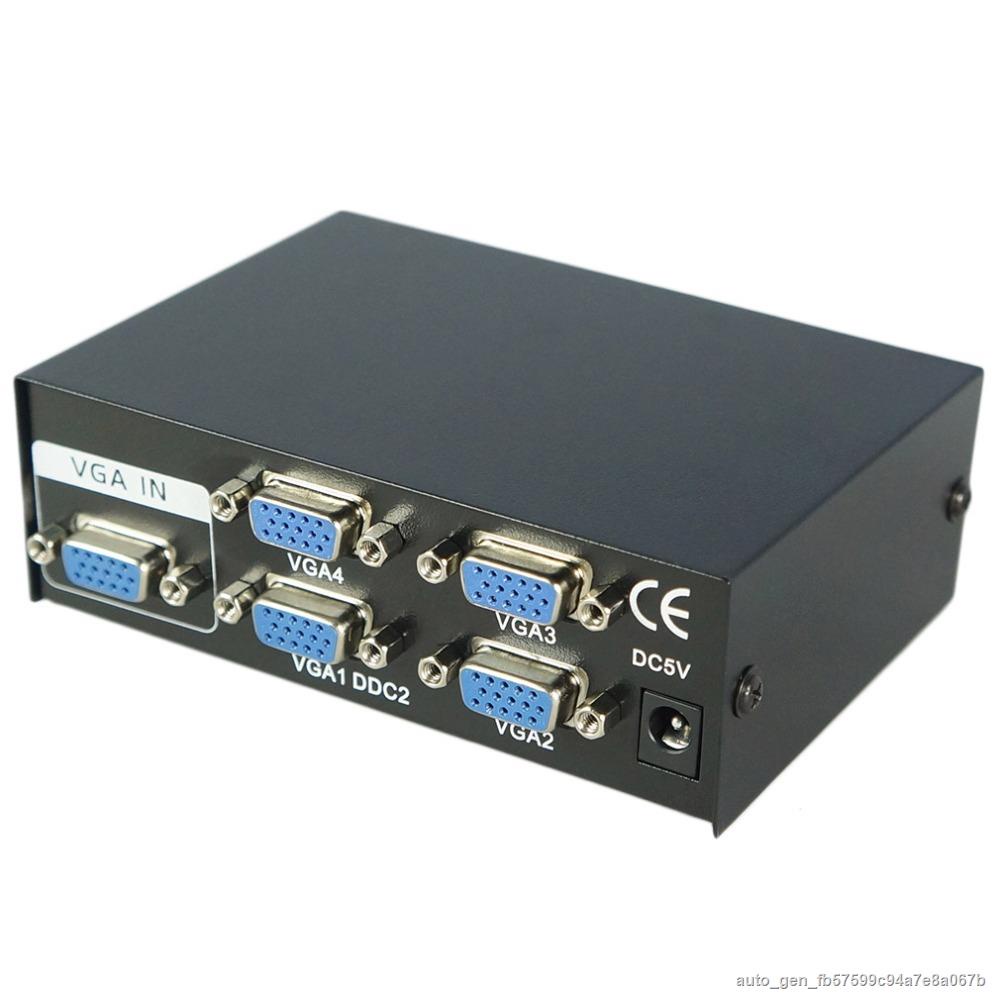 VGA Switch 4 Port VGA SVGA Video Switcher 41 HD Signal Amplifier ...