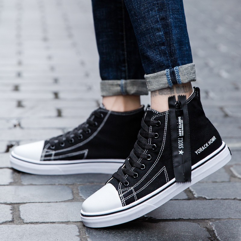 รองเท้าผ้าใบลําลองสําหรับ Unisex เหมาะกับการเล่นกีฬา Kasut Kanvas Kas ...