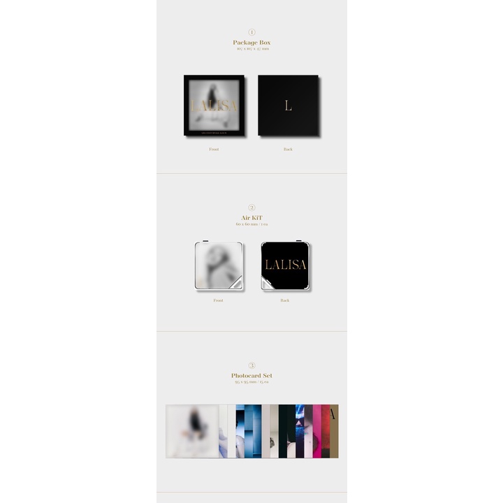 พร้อมส่ง LISA อัลบั้ม LISA FIRST SINGLE ALBUM LALISA (ALBUM KiT ALBUM ...