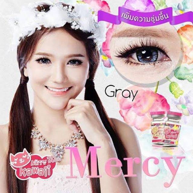 Mercy Gray (1)(2) บิ๊กอาย สีเทา เทา ตาโต เน้นขอบ Kitty Kawaii Bigeyes ...
