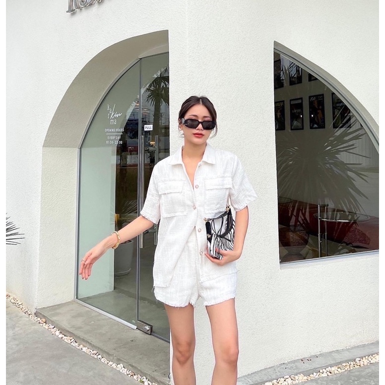 Simplestyle.byd Tweet Set 2 ชุดเซทผ้าทวีต - simplestyle.byd - ThaiPick