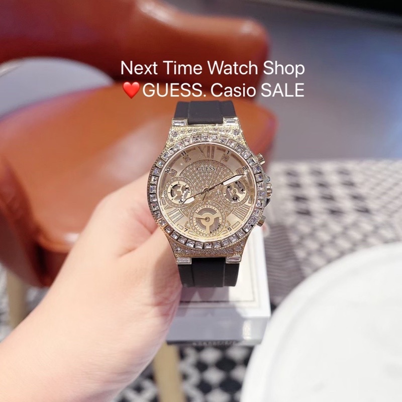 ของแท้ ️ ประกันศูนย์ไทย นาฬิกา GUESS สายซิลิโคนสีดำ GW0257L1 | Shopee ...
