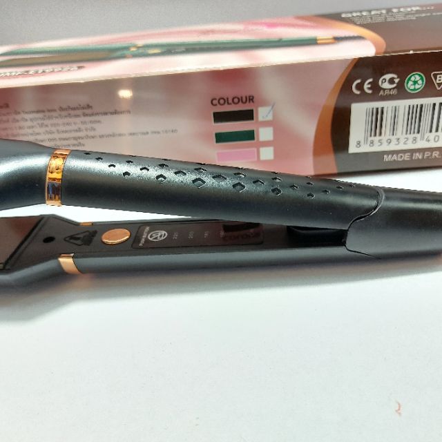 เครื่องหนีบผมตรง JMF-ET9926 เครื่องหนีบผมตรง และม้วนปลายผม ยี่ห่อ JMF 9962 สีดำ - taiophimmason ...