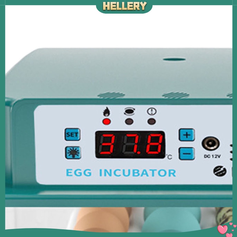 HELLERY Household Egg Incubator Fully Automatic Bayboard Rotating Duck ...
