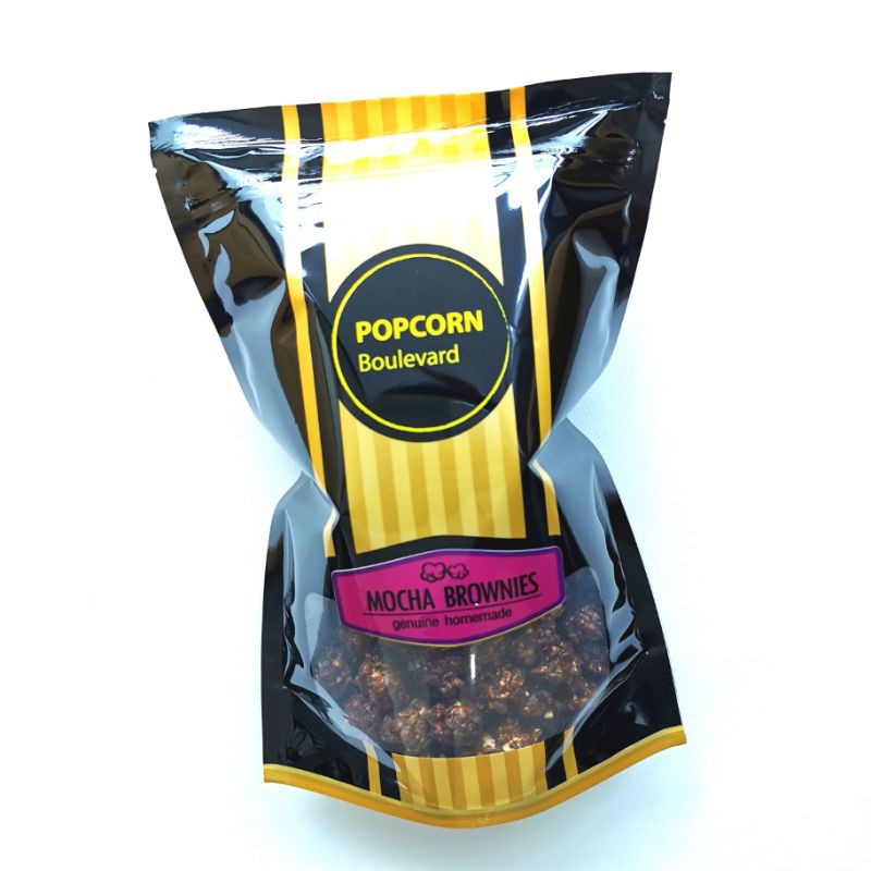 POPCORN Boulevard Mocha Brownies ป๊อปคอร์นรสมอคค่าบราวนี่ ขนาด 200 กรัม ...