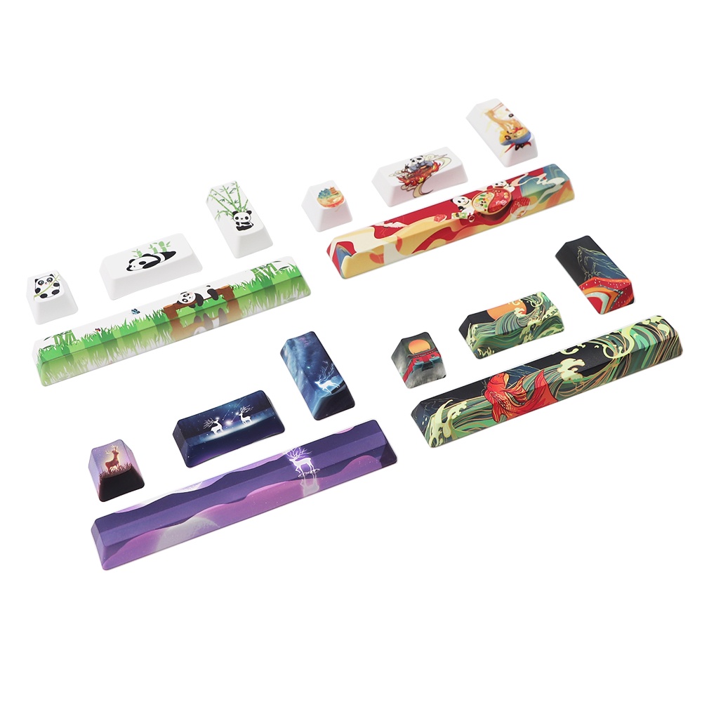 Sea Coral Keycap PBT Five Sides Dye-Subbed Spacebar 6.25U OEM Profile ...