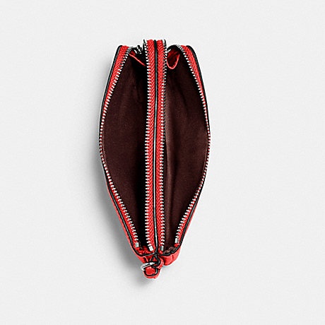 พร้อมส่ง แท้ ????????????% New Coach คล้องมือ 2 ซิป S DOUBLE CORNER ZIP ...