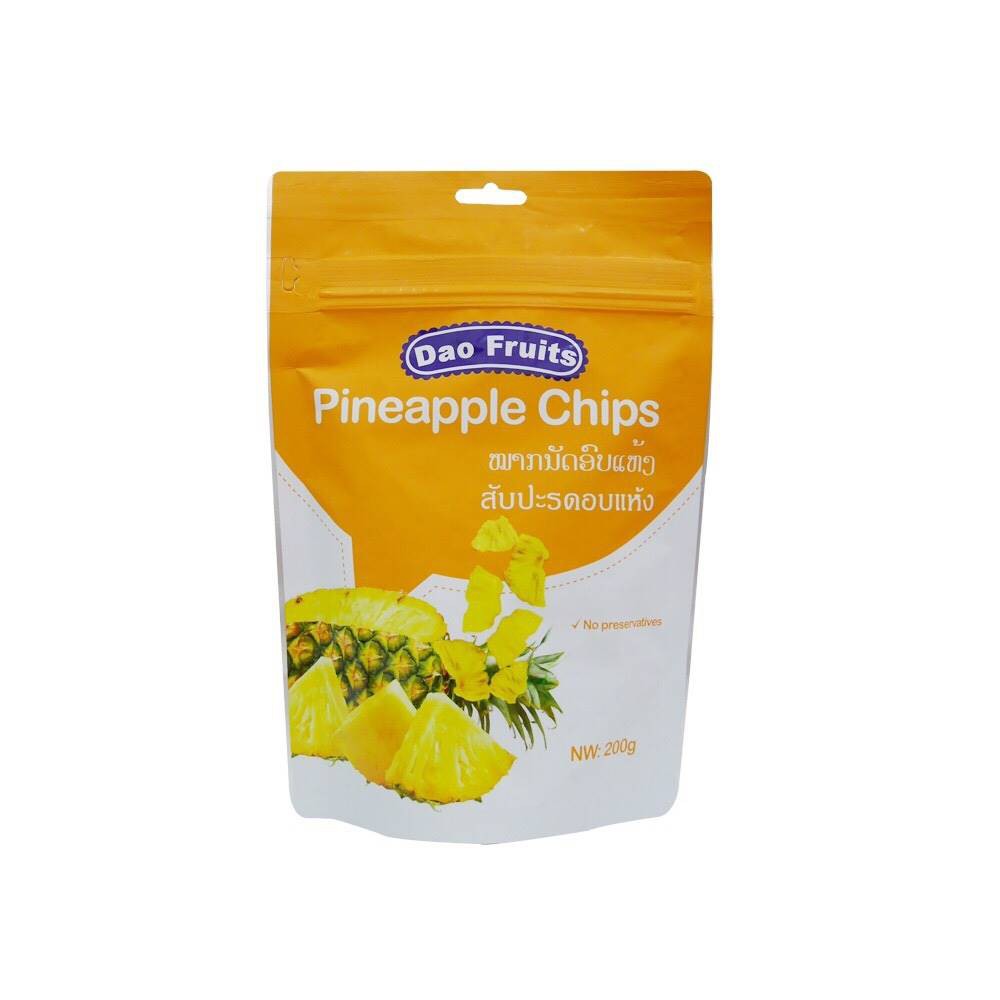 DAO PINEAPPLE FRUIT CHIPS ผลไม้อบแห้งรสสัปปะรด - daofruitchipsthailand - ThaiPick