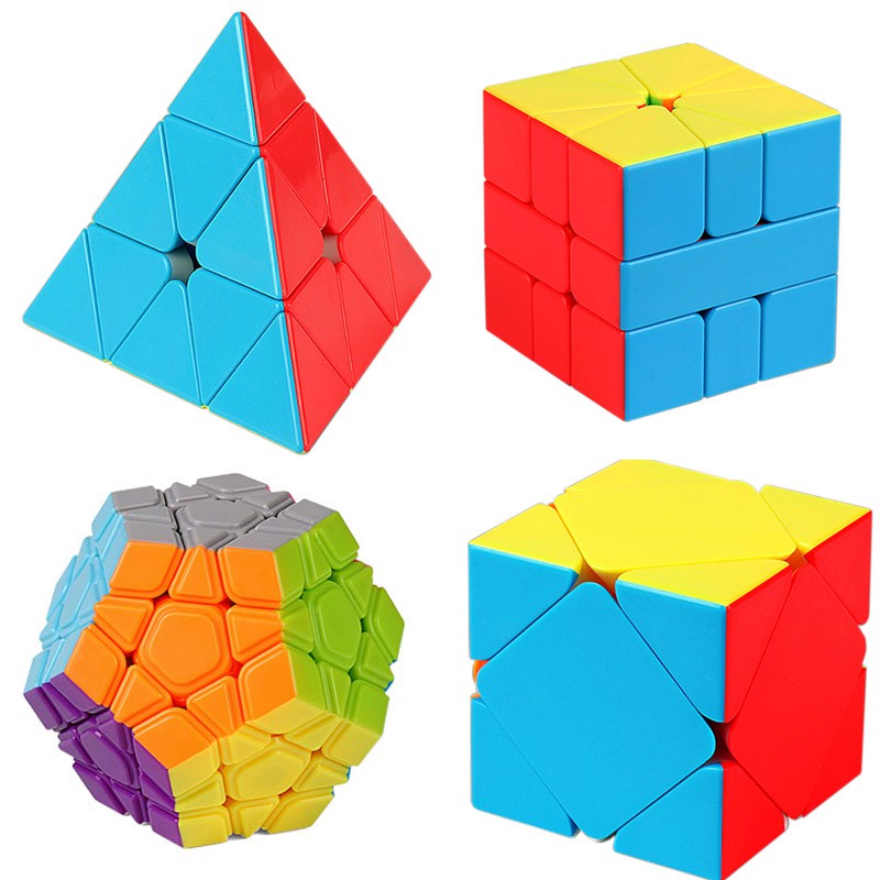 Moyu Alien Cube Bundle Set Megaminx Cube Pyramid Skew Sq1 Rubik's Cube ...