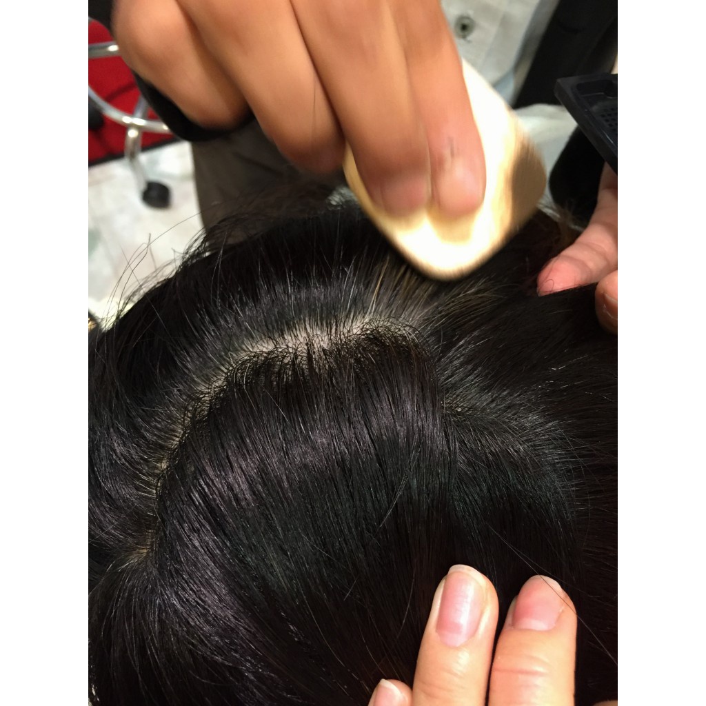 THROW hair color concealer 11g สีน้ำตาล japan ผลิตภัณฑ์ชนิดตลับแป้งอัด ...