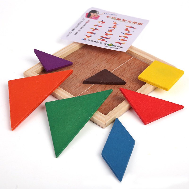 brandedphready stock Funny Wooden Tangram Brain Teaser Puzzle ...