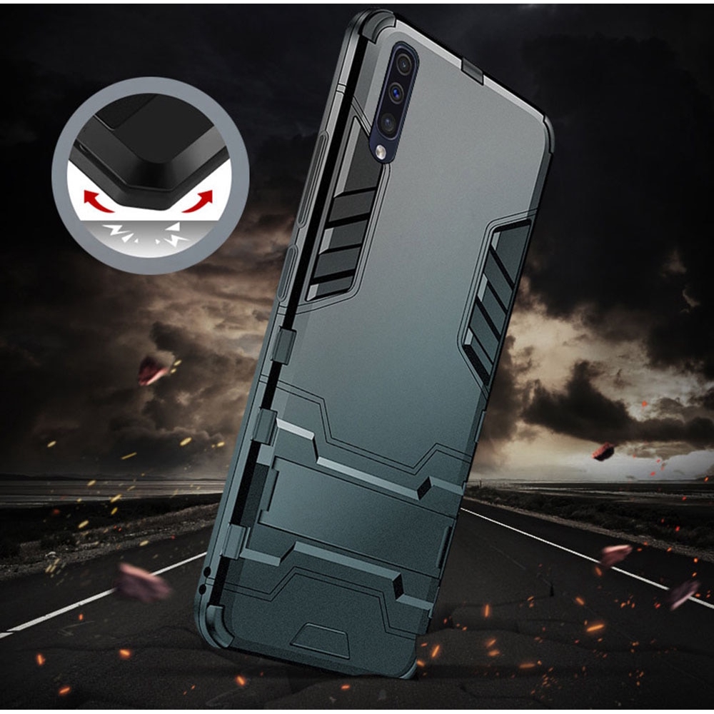 เคสโทรศัพท์มือถือกันกระแทกพร้อมที่ตั้งสําหรับ Samsung A50 A30 A20 A70 A40 M30 M20 M10 A7 2018 ...