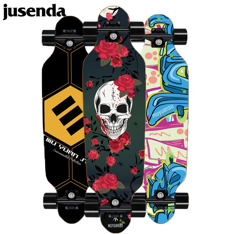 Jusenda Skateboard Longboard Beginneer Mini Flat-Plate Boys Girls Dance ...