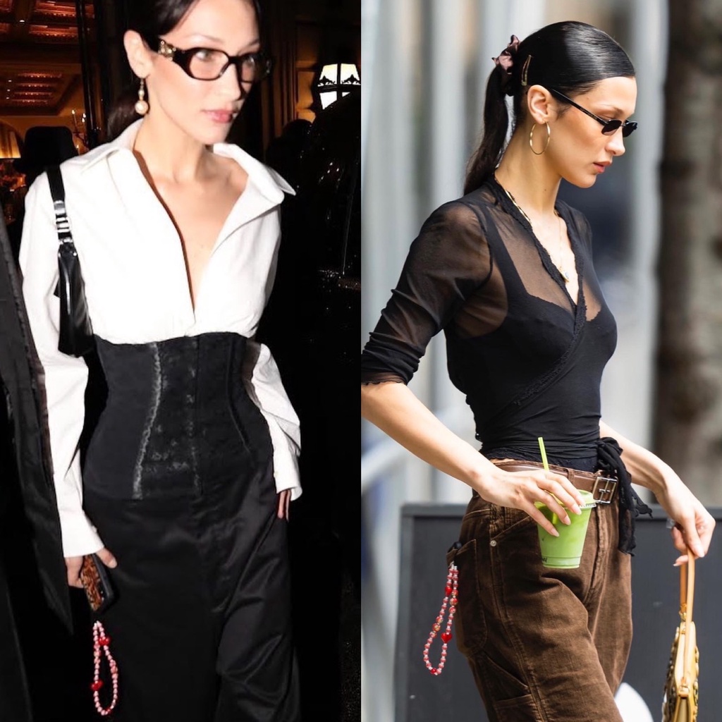 พร้อมส่ง String Ting Strawberry Sundae Wristlet Phone Strap ของแท้ 100% ...