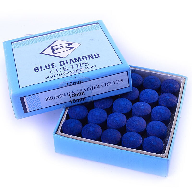 หัวไม้คิว สนุกเกอร์ บลู ไดมอนด์ 10 มม. ( blue diamond cue tips 10mm ...