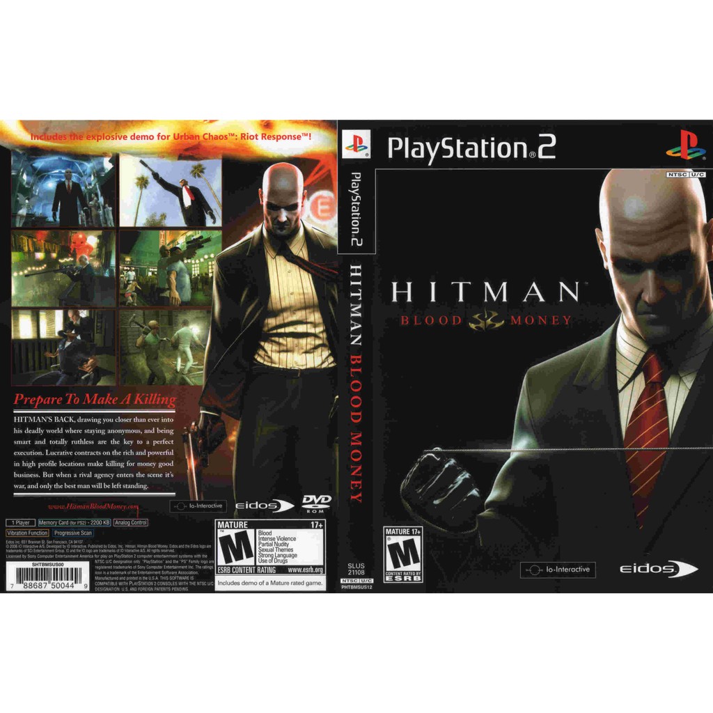 แผ่นเกมส์ PS2 (รับประกัน) Hitman Blood Money | Shopee Thailand