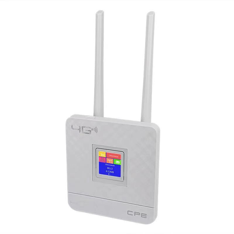 CPF903 ซิมเราท์เตอร์ กระจายไวไฟ ใช้ได้ทุกเครือข่าย 150Mbps Wireless SIM ROUTER 4G LTE CPE LCD ...