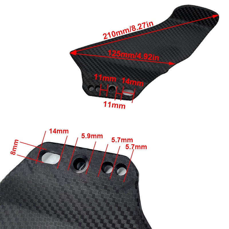 YZF R1 Motorcycle Side Wing Spoiler Fairing Rear View Mirror Fixed Wing ...