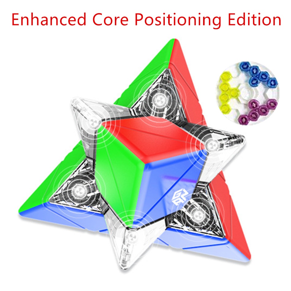 现货GAN Pyraminx M 3x3x3 Magnetic Speed Magic Cube 3x3 Stickerless ...