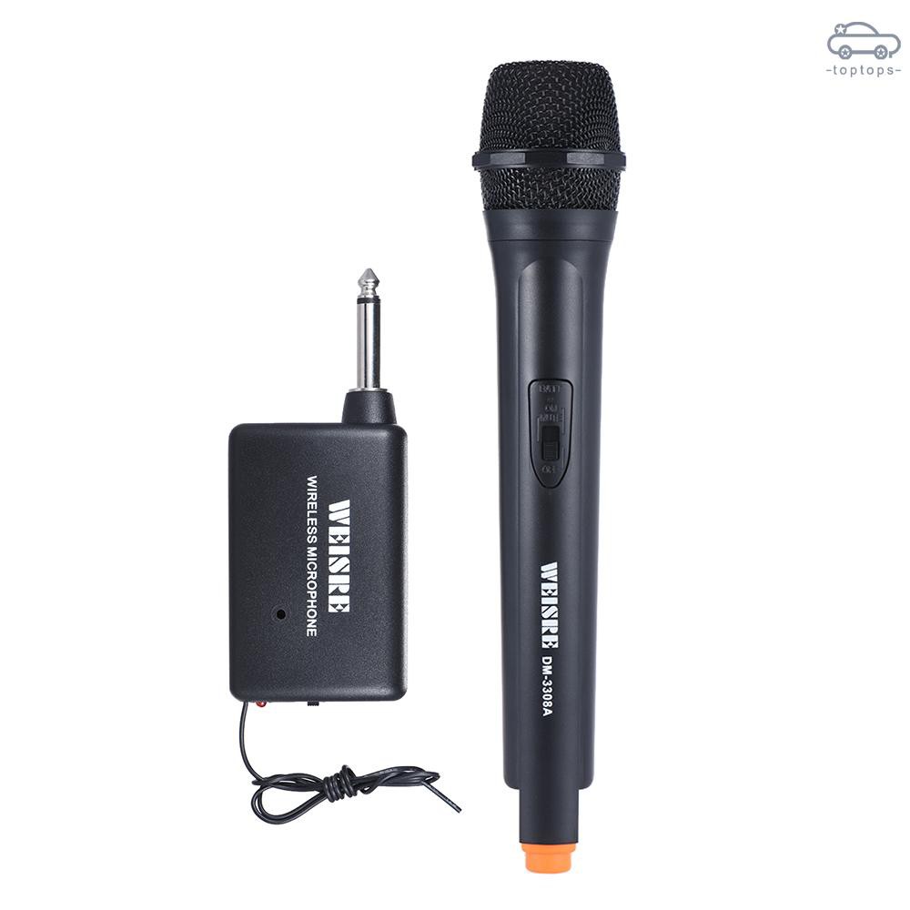 Tops Handheld Wireless Unidirectional Dynamic Microphone Voice ...