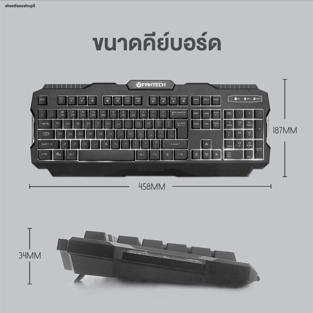 จัดส่งจากประเทศไทยFANTECH รุ่น K511 Keyboard Gaming Membrane แป้นพิมพ์ ...