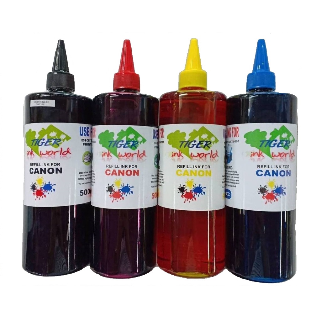 หมึกเติม Canon Inkjet 500 ml. เติม CANON ได้ทุกรุ่น *** | Shopee Thailand