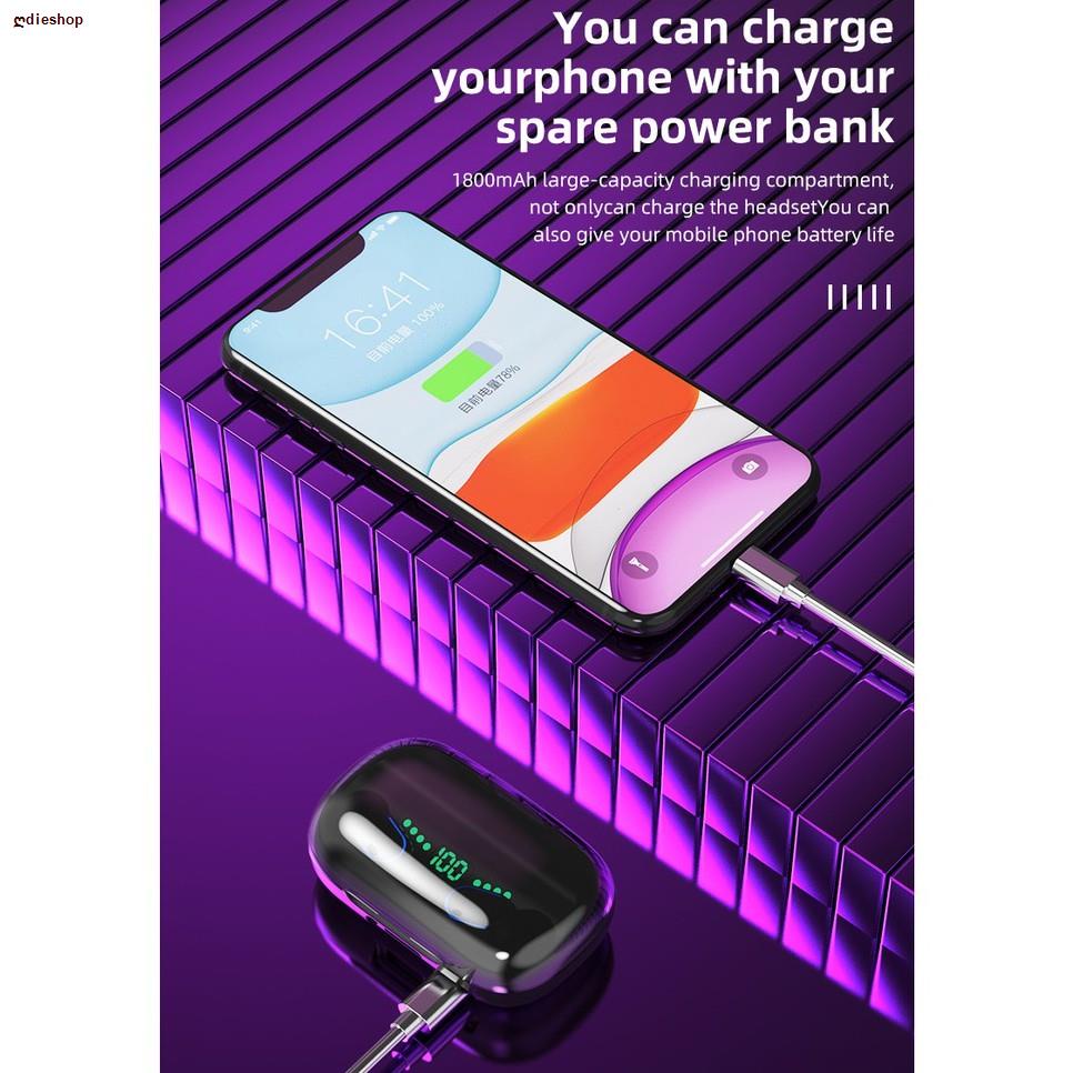 จัดส่งทันทีWireless bluetooth 5.0 headset TWS T11 หูฟังไร้สาย stereo ...