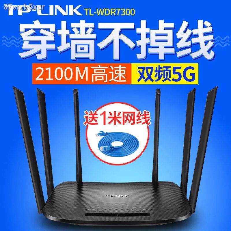 【ส่วนลดมากมาย】 2 มือ TP Dual-band Gigabit เราเตอร์ไร้สาย 5G ทะลุกำแพง king 2100M wifi ภายในบ้าน ...