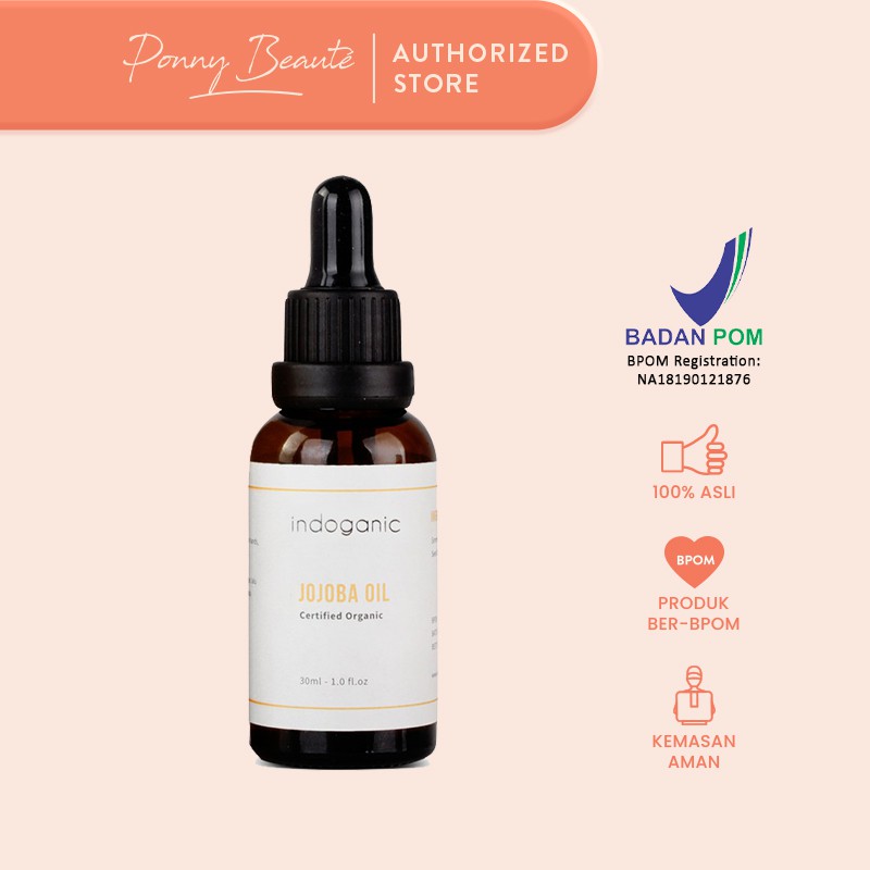 Indoganic Jojoba น้ํามันบํารุงผิวหน้า - 30มล. - ponnybeaute.th - ThaiPick
