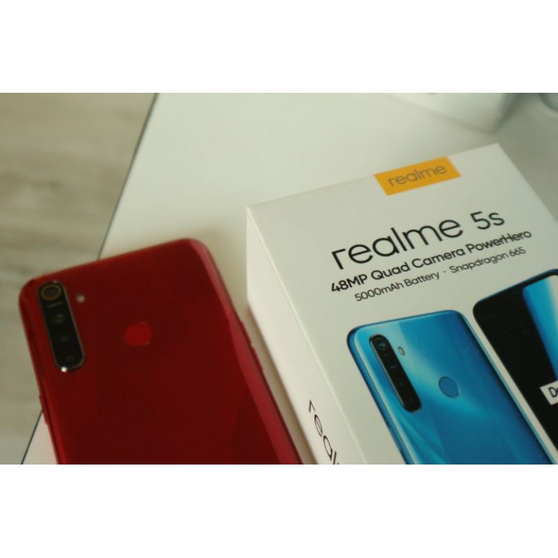 มือสอง !!! realme 5s ... ครบเครื่อง เร็วลื่น Snap 665 AIE Ram 4 Rom 128 จอใหญ่ๆ แบตอึดๆ กล้อง 48 ...