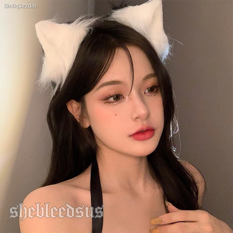 Lolita Hair Accessoriesเครื่องประดับผมโลลิต้า∈Shebleedsus pure desire cat yyds! Plush sweet and ...