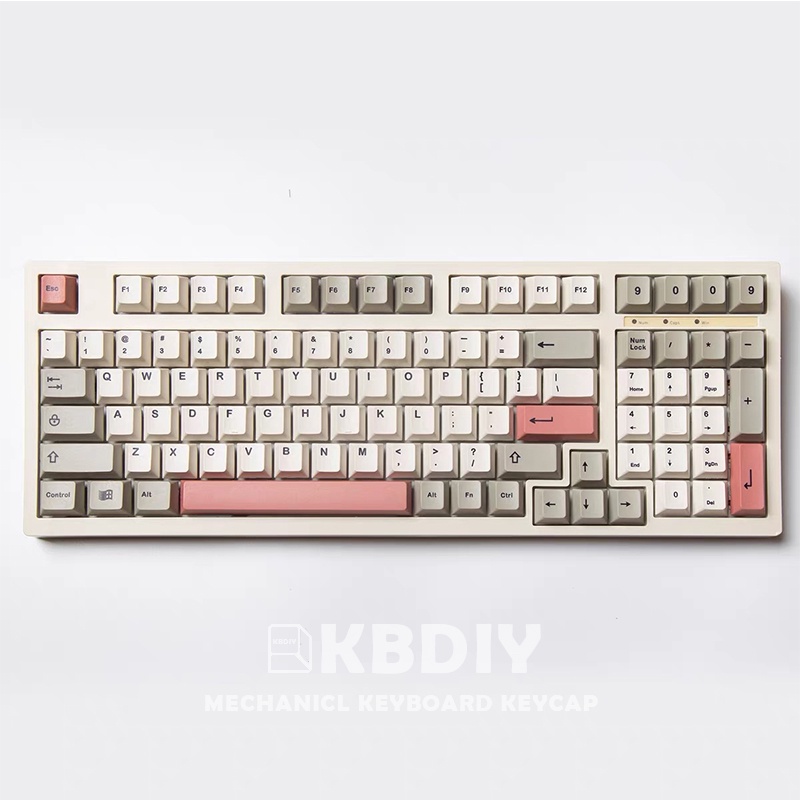 KBDiy GMK 9009 Retro Cherry Profile Keycap 134 KeysSet For Mechanical ...