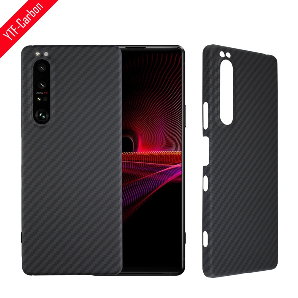 YTF-carbon carbon fiber phone Case For Sony XPeria 1 iii case Aramid ...