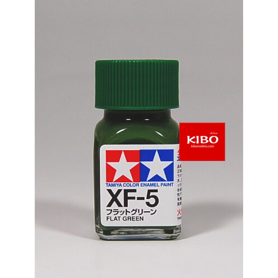 สีสูตรอีนาเมล TAMIYA XF-5 Flat Green (10 Ml) | Shopee Thailand