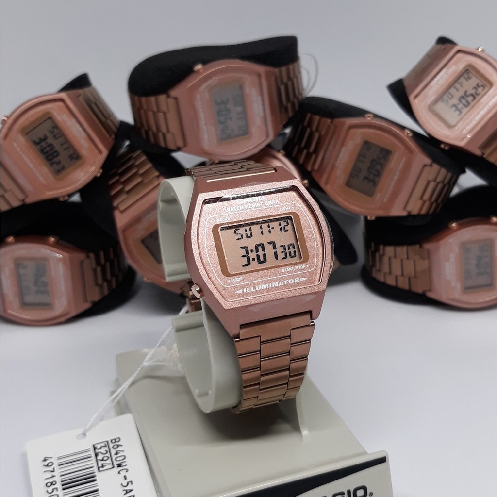 Casio pink gold คาสิโอ้ สีพริ้งโกลด้าน แถมกล่องคาสิโอ - benjy2531 ...