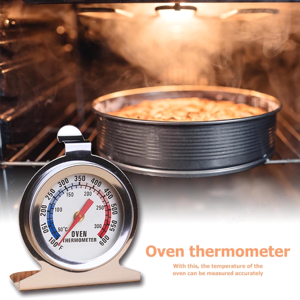 Stainless Steel Dial Oven Kitchen Thermometer Food Meat Cooking ...